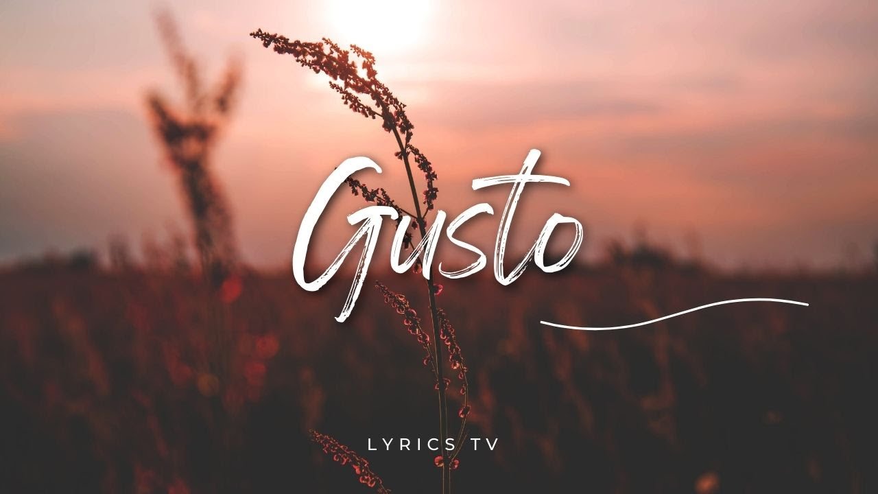 Zack Tabudlo - Gusto (feat. Al James) Lyrics Video - YouTube