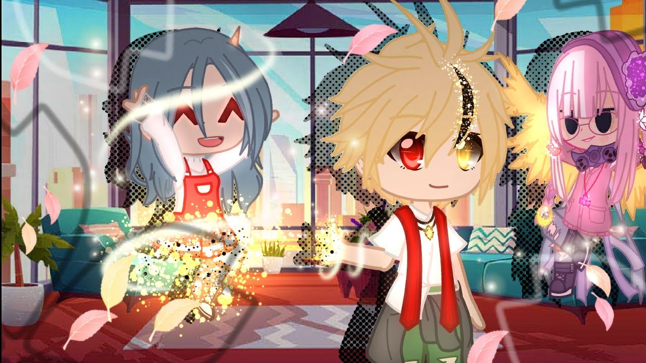 Magic?||BNHA/MHA||Meme||AU||Bakugou & Eri||ft. My 3rd oc||Gacha club ...
