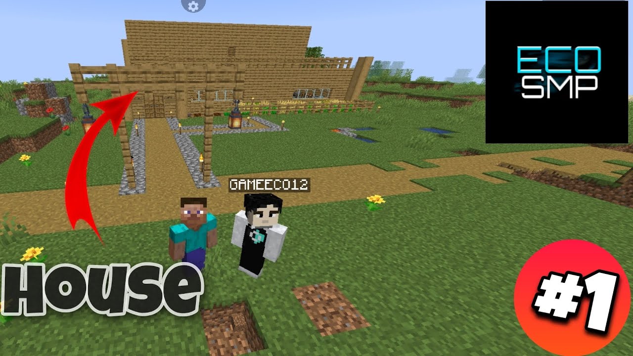 We built a mansion in Eco SMP ........#1| ft @DevanshED #ECOSMP - YouTube