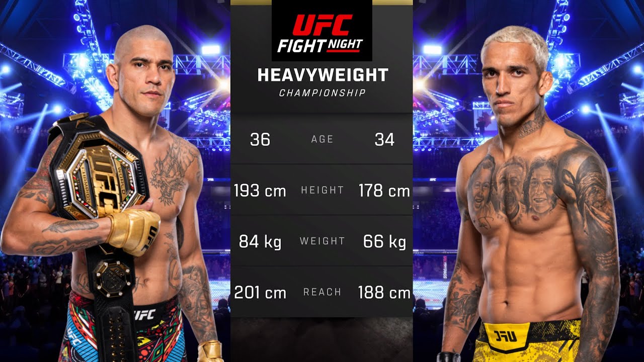 Alex Pereira vs Charles Oliveira Full Fight - UFC 5 Fight Night - YouTube
