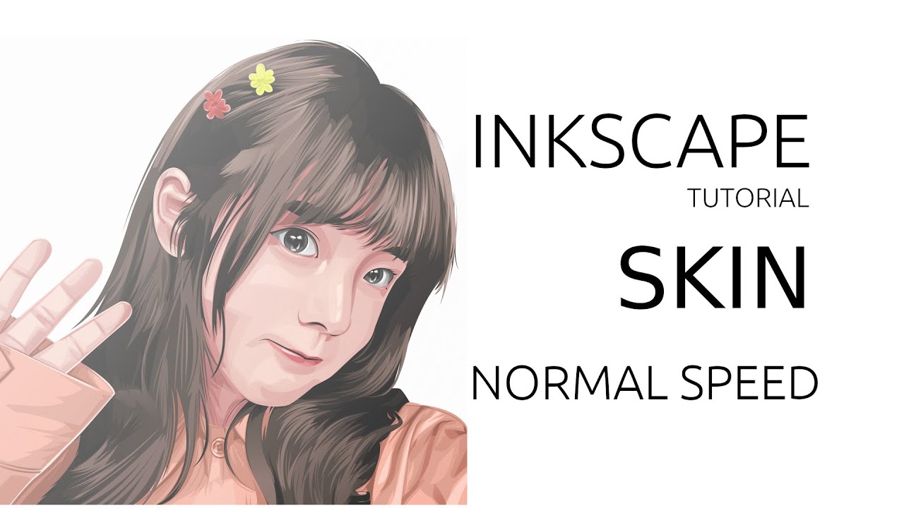 VECTOR TUTORIAL INKSCAPE #3 - SKIN - YouTube