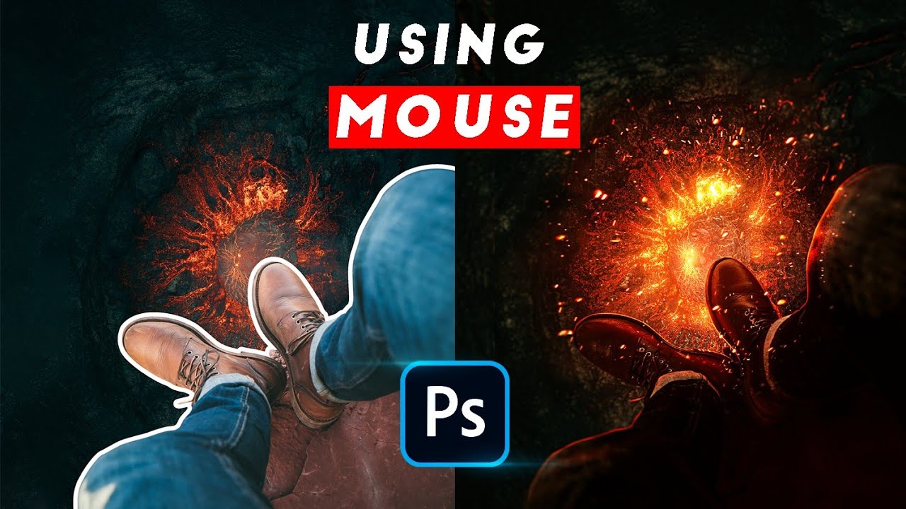 How To Create Rim Light In Photoshop With Mouse | Glowing Effect in Photoshop - YouTube