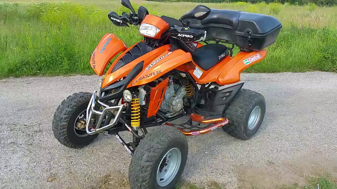 DINLI 450 SUBARU ENGINE - YouTube