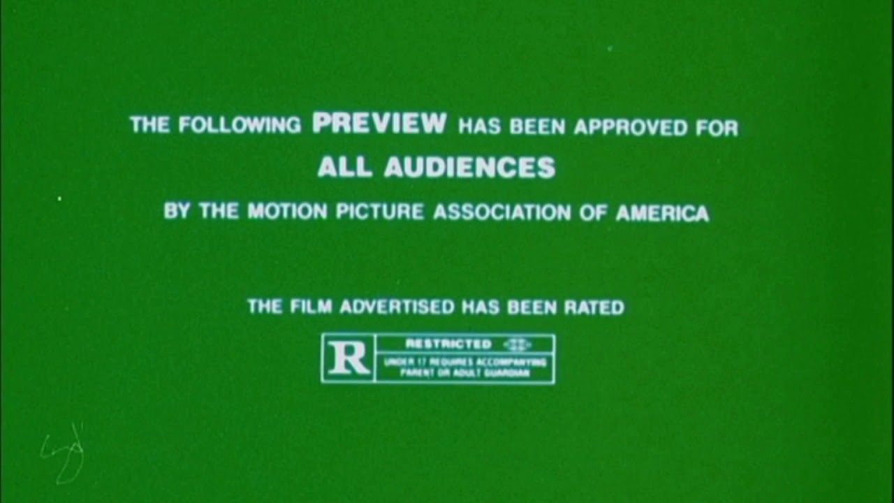 A Green title card Rated R (MPAA) bumper - YouTube