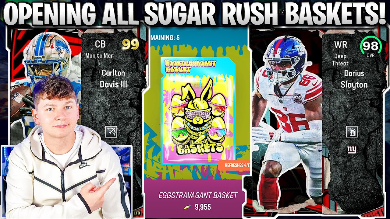 OPENING ALL SUGAR RUSH BASKETS! ROSTER REVOLUTION! - YouTube