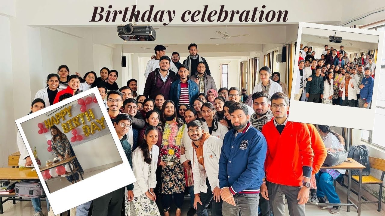 Mam ka bday celebrate kiya college me 😍😍 - YouTube