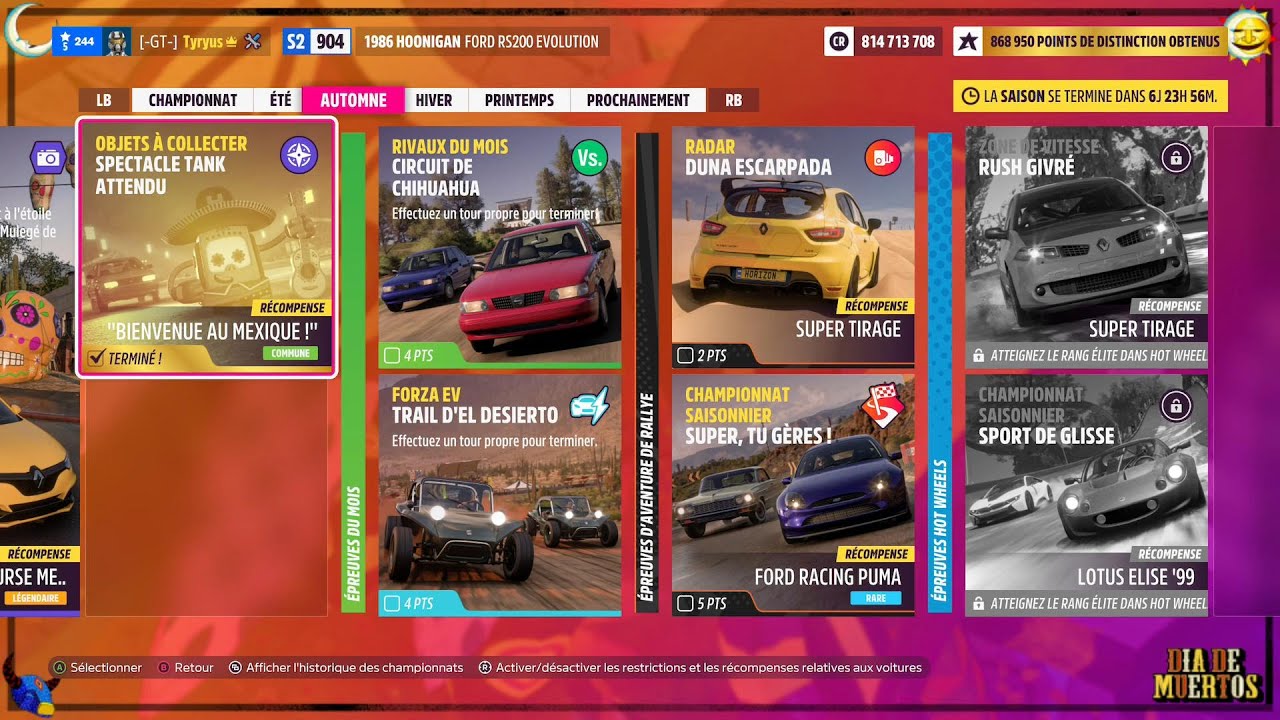 Forza Horizon 5 (FH5) OBJETS à COLLECTER SPECTACLE TANK ATTENDU ...