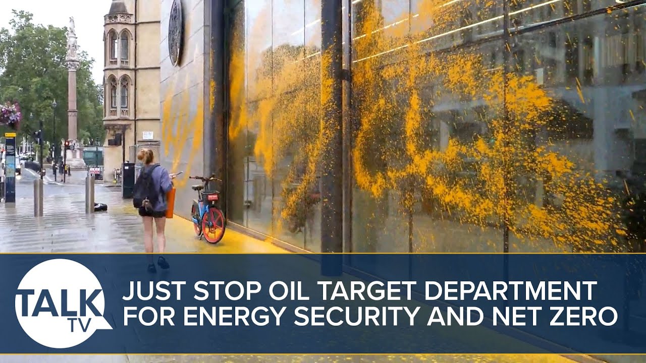 Just Stop Oil Target Department for Energy Security and Net Zero With ...