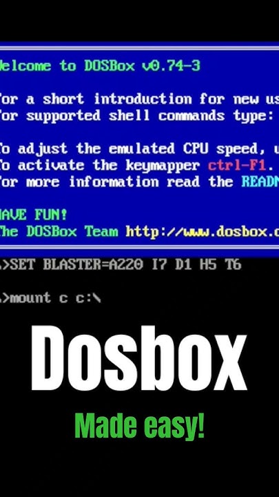 Dosbox - YouTube