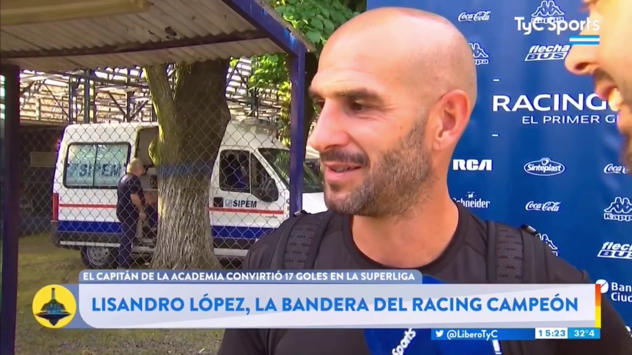 Lisandro López, la bandera del Racing Campeón (Libero) - Racing Club ...