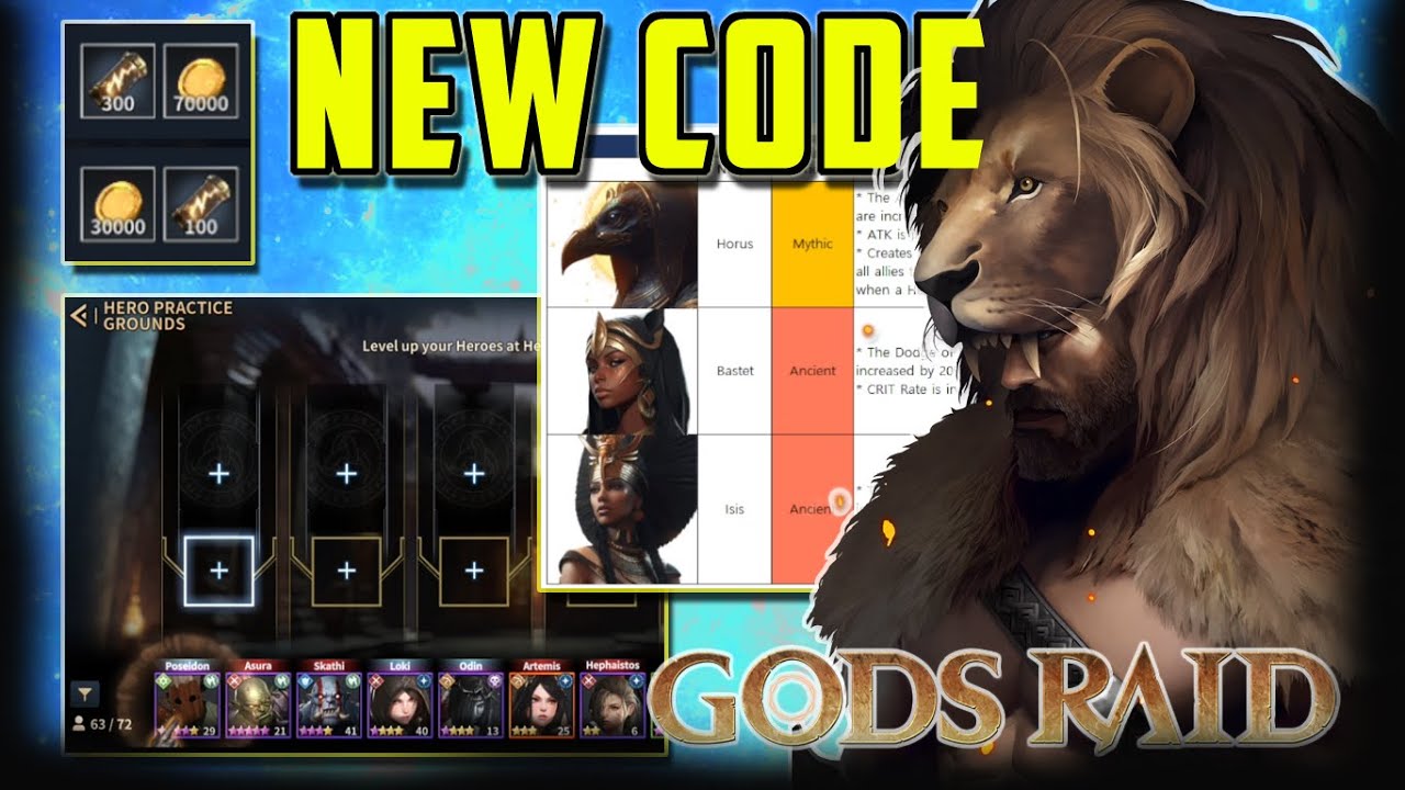 [NEW Code] This New Update is Awesome - Gods Raid Team Battle RPG - YouTube