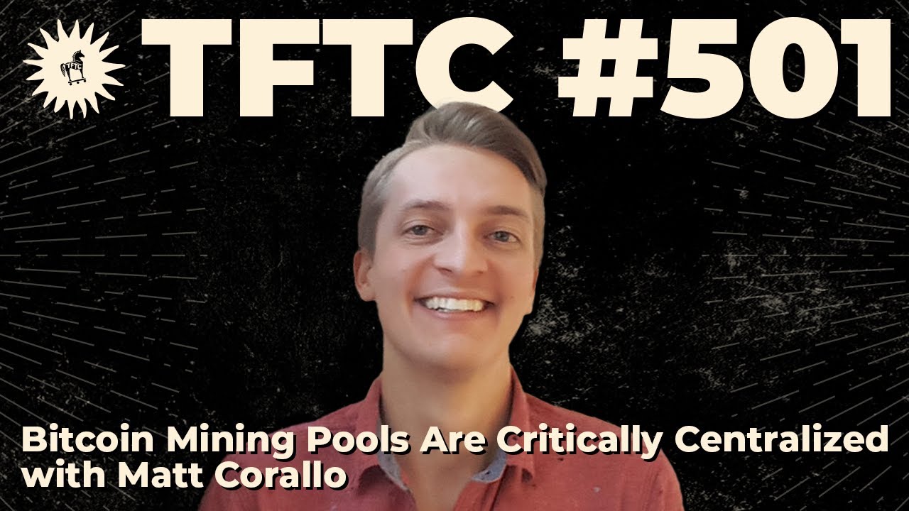 Bitcoin Mining Pools Are Critically Centralized | Matt Corallo - YouTube