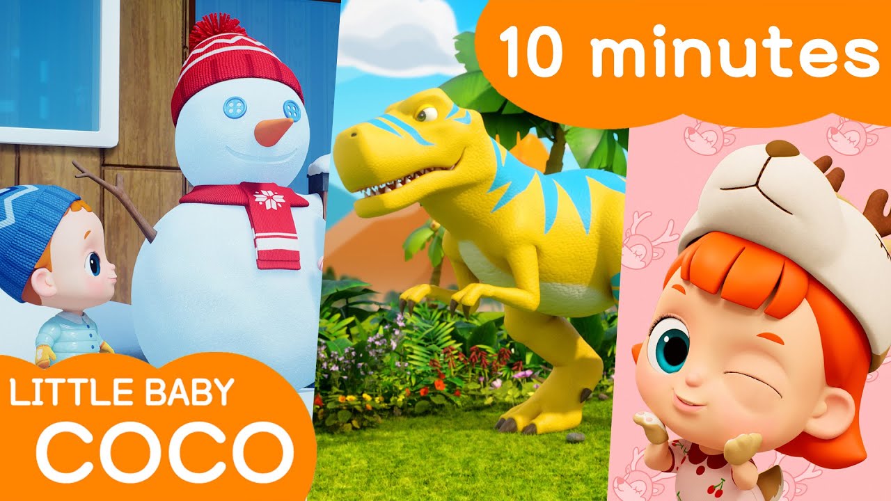 [Littlebaby COCO] 10minutes | Preschool Song🎶 | Jungle | Snowman | T ...