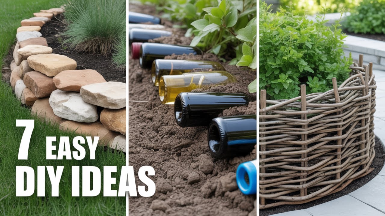 7 Easy DIY Edging and Garden Border Ideas That Make Any Backyard Look ...