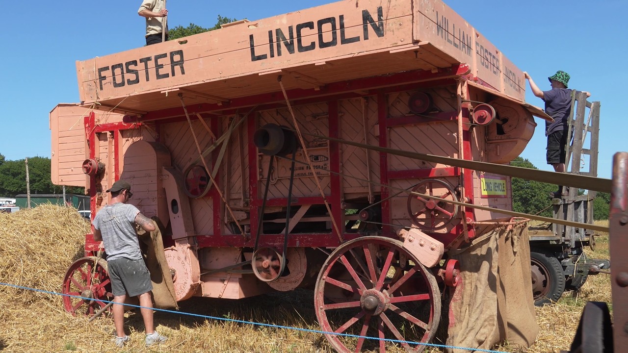 Vintage Threshing Machine - Foster of Lincoln - Rural Past Times Show ...