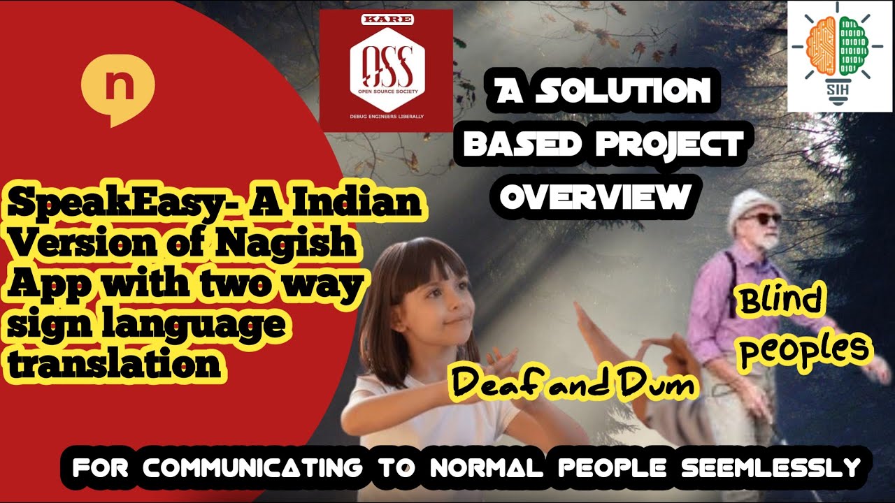 SpeakEasy- A Indian Version of Nagish App with two way sign language ...