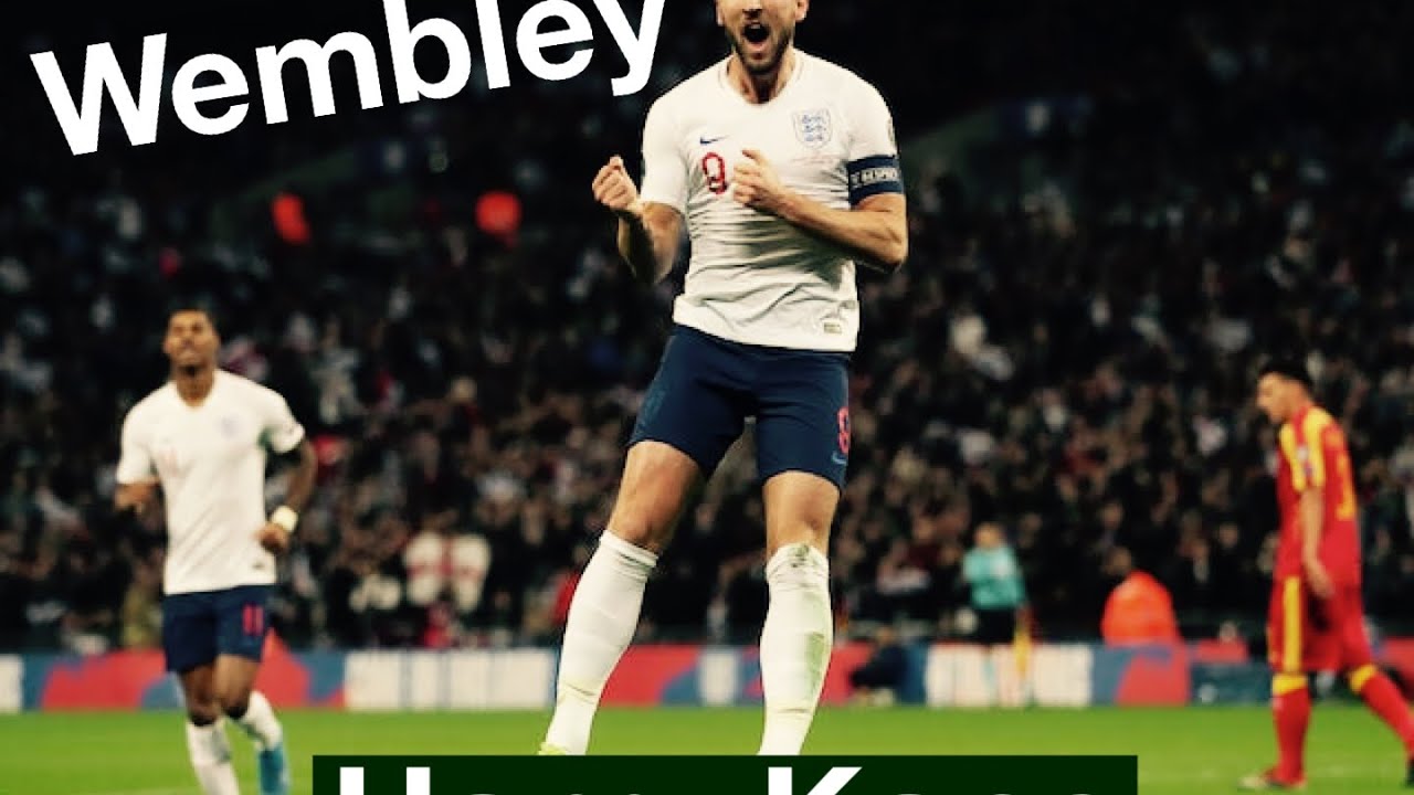 Harry Kane goal celebration at Wembley England vs Montenegro - YouTube