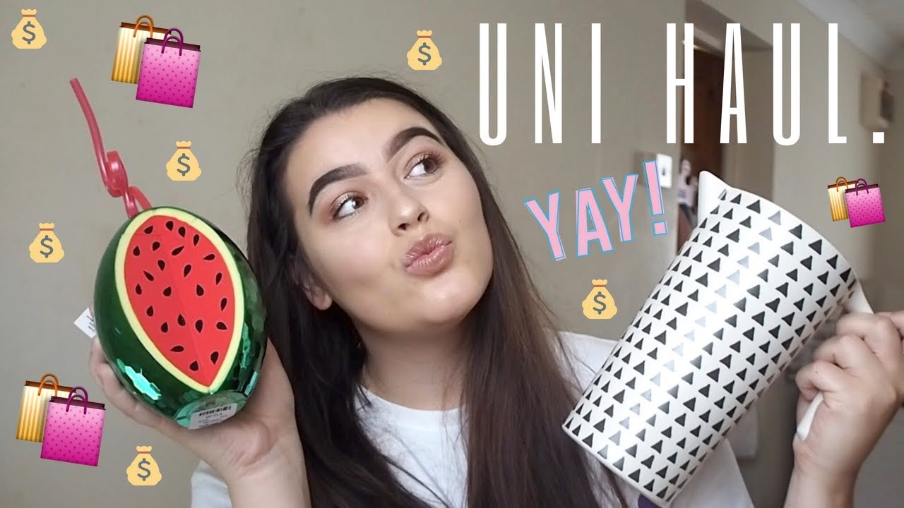 UNIVERSITY HAUL 2018 #1 | Homeware/Decor Haul | Charlotte Emily - YouTube