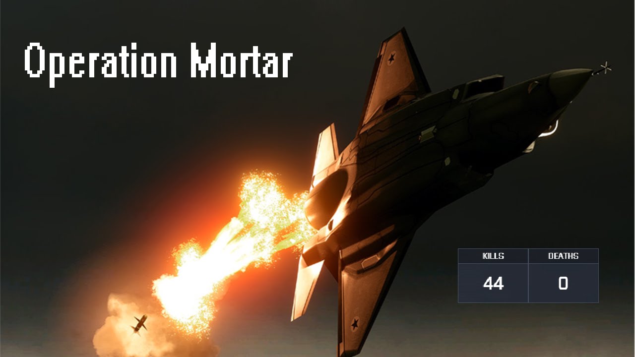 BF4 Attack Jet Gameplay | 44-0 | 18 minutes | CQL Operation Mortar ...