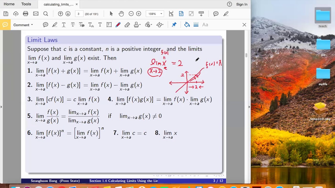 Section 1 6 Calculating Limits Using The Limit Laws YouTube section-1-6-calculating-limits-using-the-limit-laws-youtube