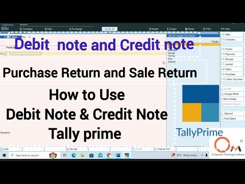Explain All About Debit Note &Credit Note | Purchase Return & Sale ...