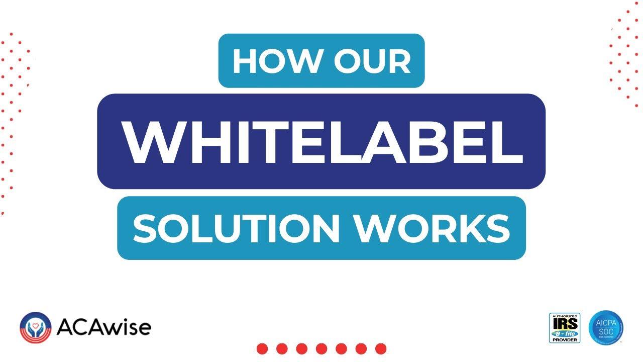 How ACAwise's Whitelabel Solution works? - YouTube