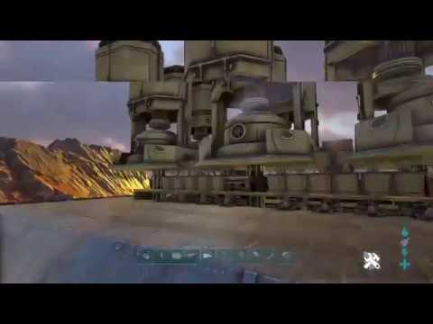Ark Crafting Station Showcase: Double Forges on Pillars - YouTube