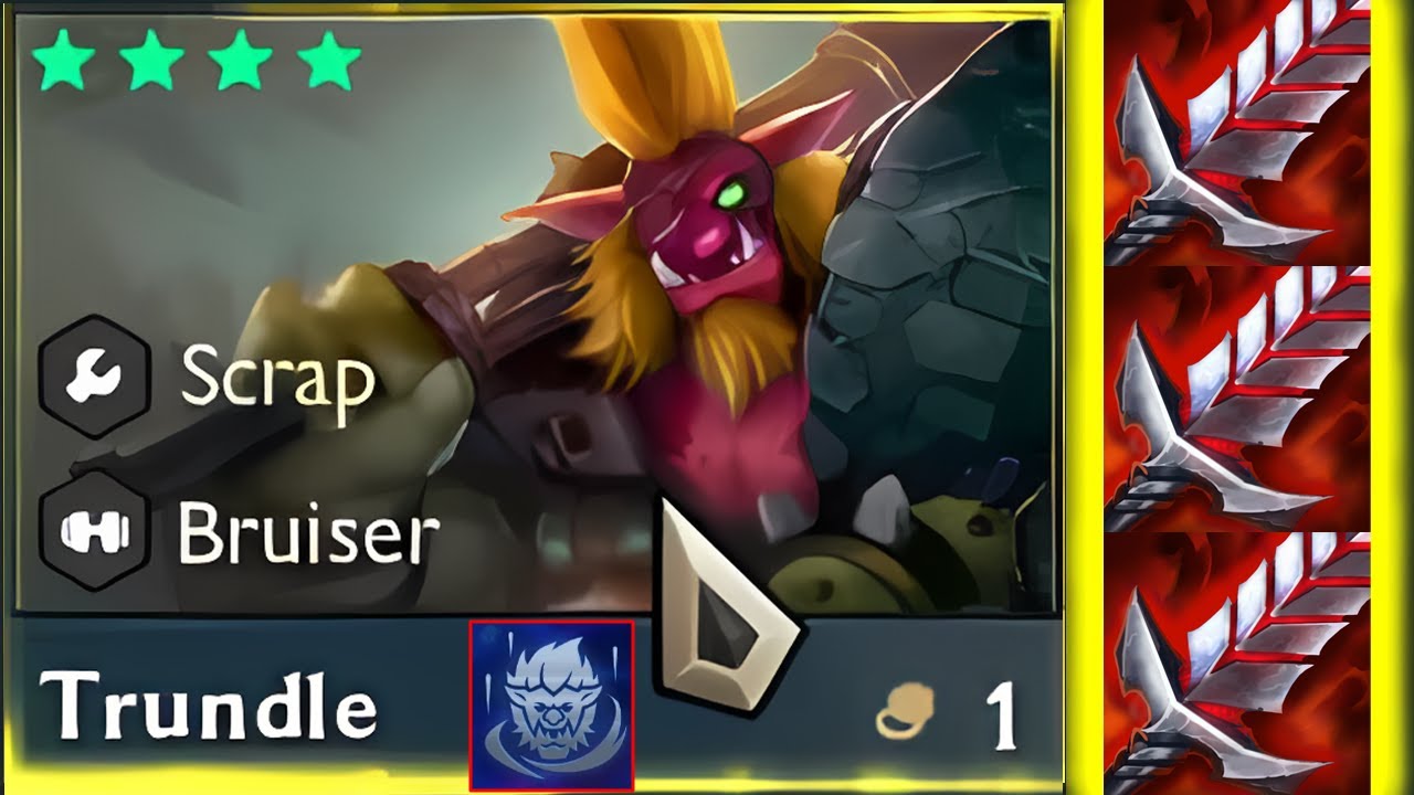 3x Bloodthirster Build Trundle Augment ⭐⭐⭐⭐ 4 Star | ft. 6 Bruiser ...