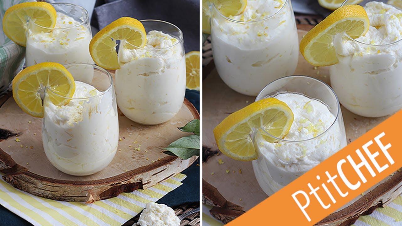 Notre MOUSSE préférée est parfumée au CITRON pour le dessert ! - YouTube