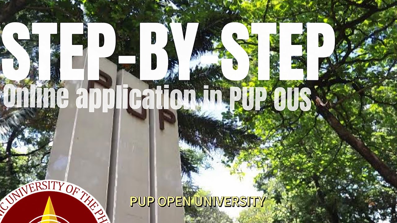 ONLINE APPLICATION |STEP BY STEP PUP OPEN UNIVERSITY - YouTube
