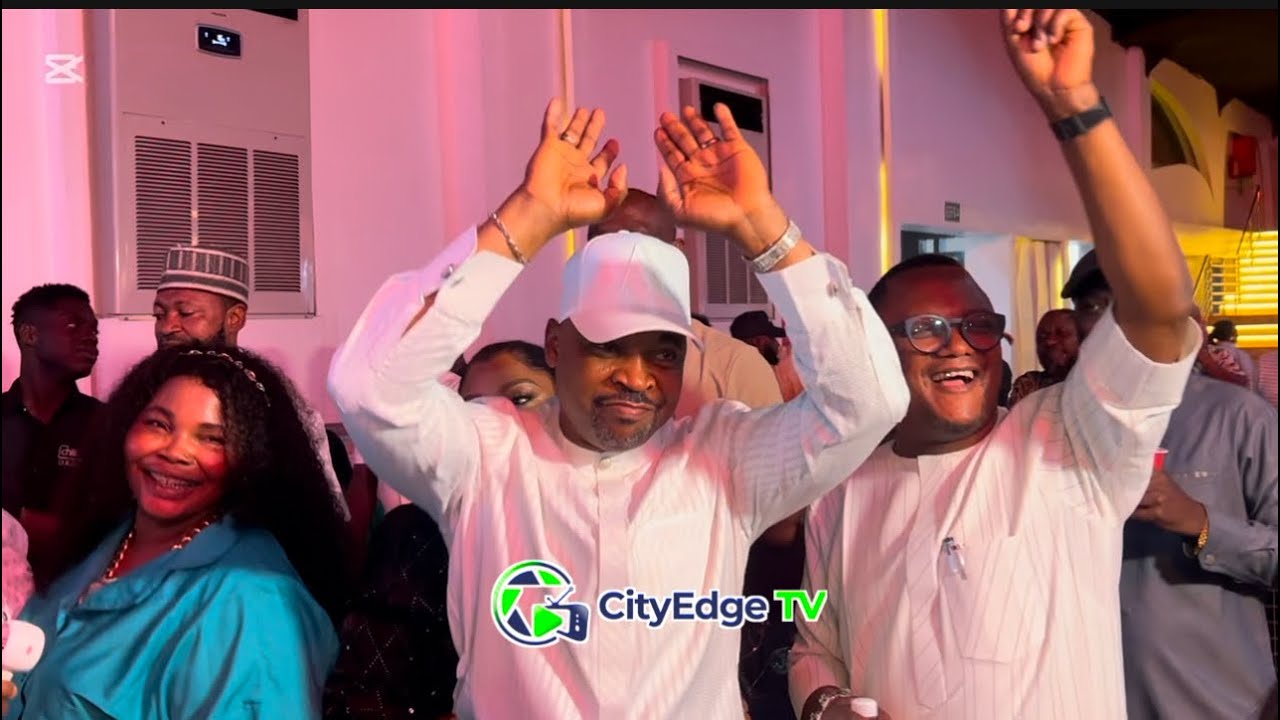 NURTW NATIONAL PRESIDENT MC OLUOMO AT NEW YEAR DANCE 2025 WITH K1 DE ...