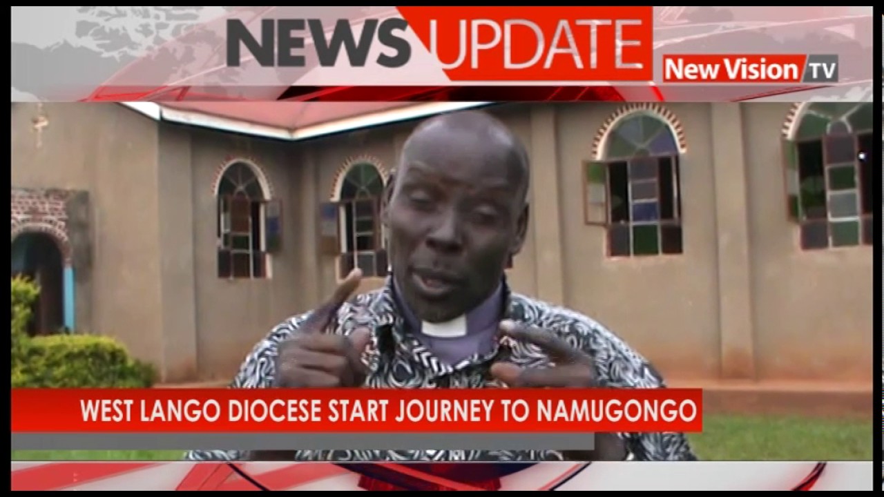 West Lango diocese start journey to Namugongo - YouTube