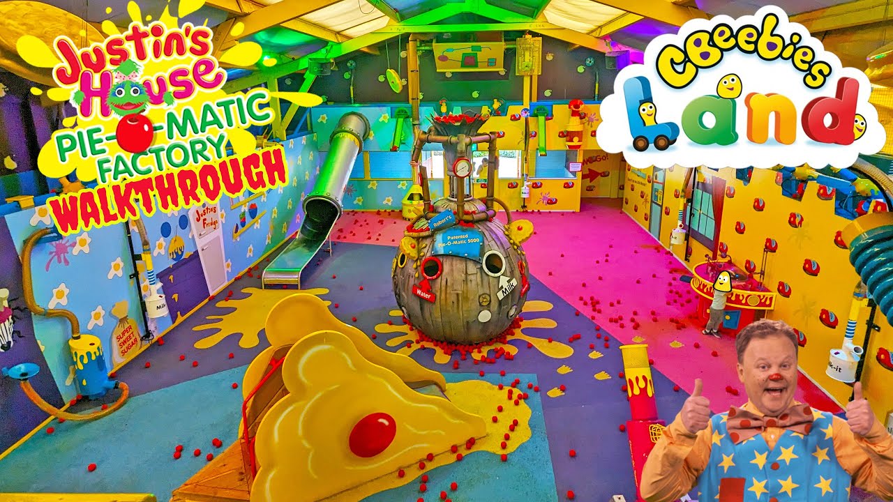 Explore Justin's House Pie-O-Matic Factory in CBeebies Land at Alton ...