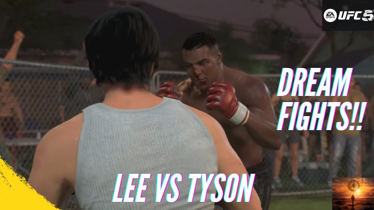 UFC 5 Gameplay PS5 - Bruce Lee vs Mike Tyson - Full Fight Gameplay ...