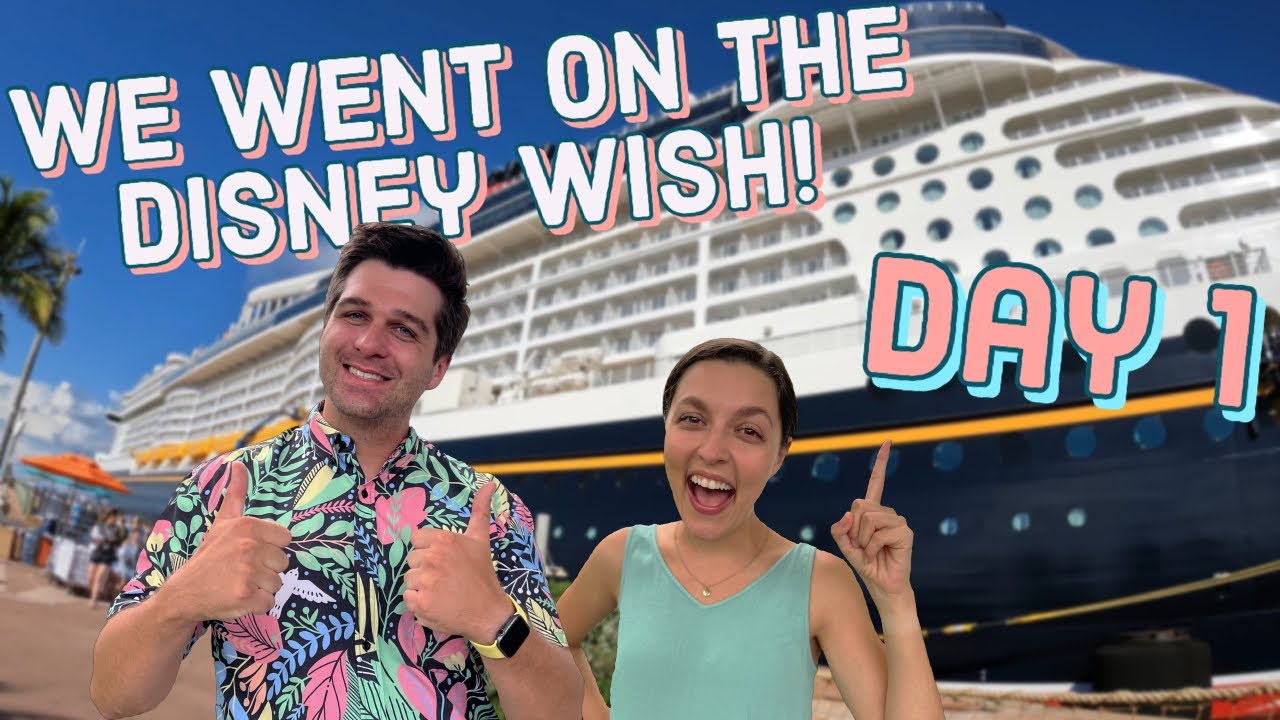 Disney Wish Day 1 Our First Disney Cruise Youtube