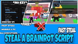 Steal A Brainrot Script No Key Fixed Anti Hit Anti Turrets Brainrot ...