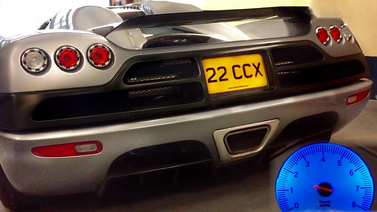16yr Old Revving a Koenigsegg CCX | Grey Koenigsegg CCX BRUTAL Start Up ...