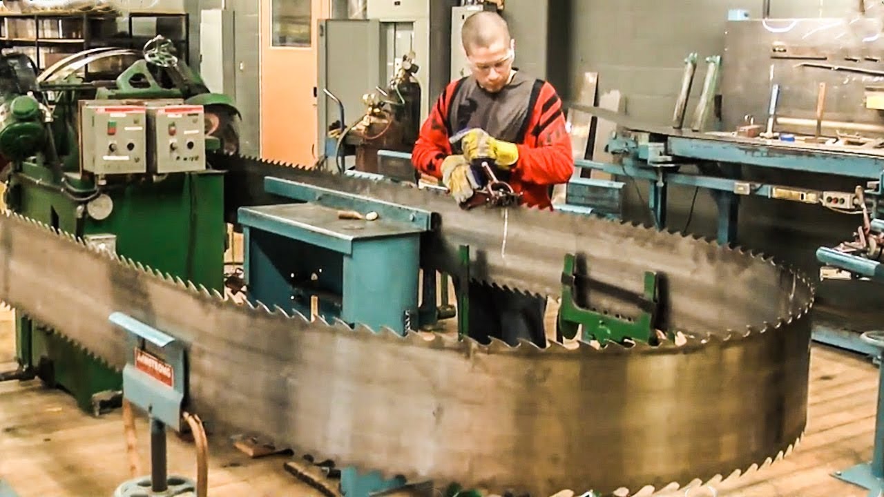 Amazing Ultra Band Saw Blade Manufacturing Process !! Perfect ...