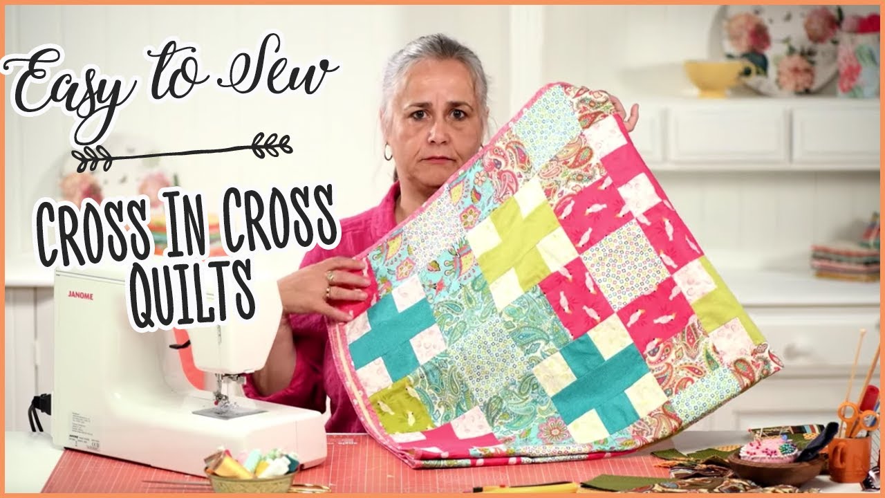 Easy To Sew Cross In Cross Quilts | AD - YouTube