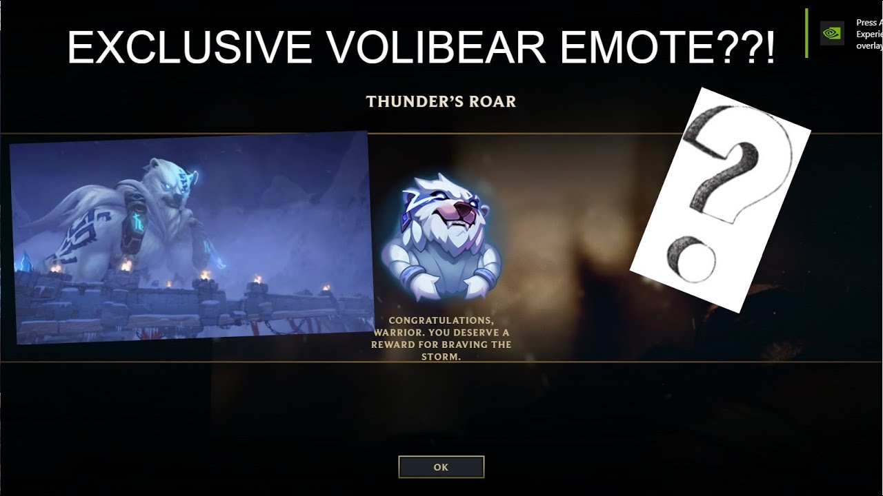 New Volibear's Hidden Exclusive Emote ?! - YouTube