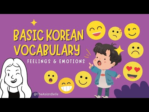 BASIC KOREAN WORDS AND PHRASES FOR BEGINNERS/ feelings and emotions ...