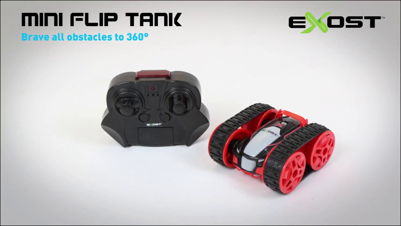 [How to play] Exost Mini Flip Tank RC Cars Demo Video by Silverlit - YouTube