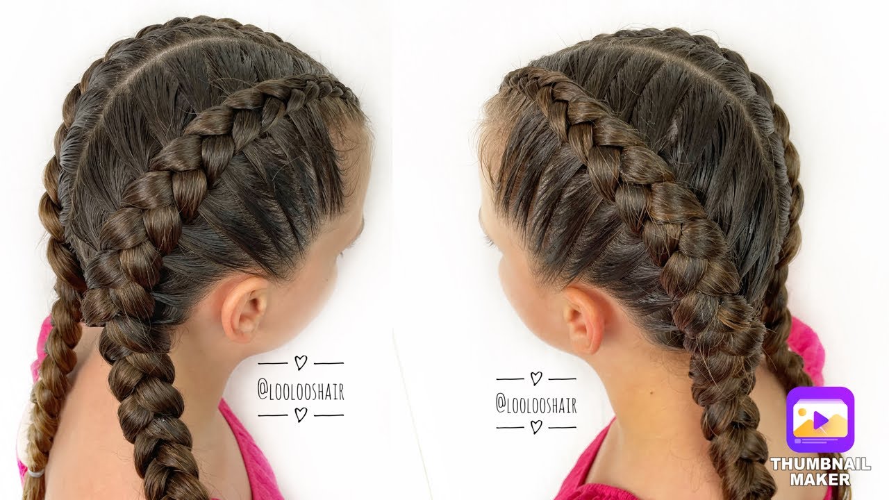 💕🐰How to do tight neat dutch braids box boxer braids🐰💕#braids #foryou # ...