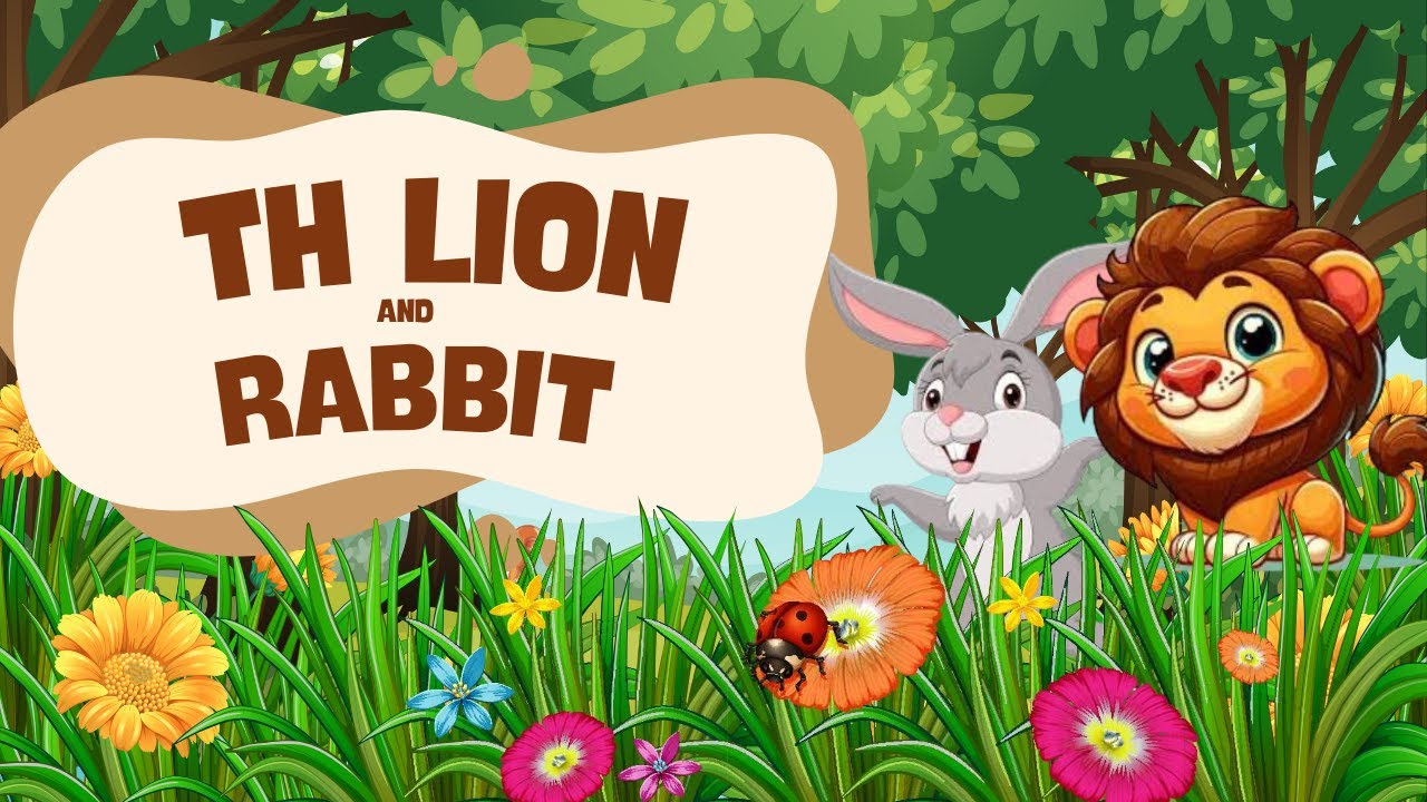 The Lion And The Clever Rabbit Story For Kids !! MOM AND BITTU !! Kids ...