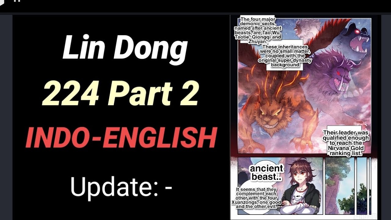 Lin Dong 224 Part 2 INDO-ENGLISH - YouTube