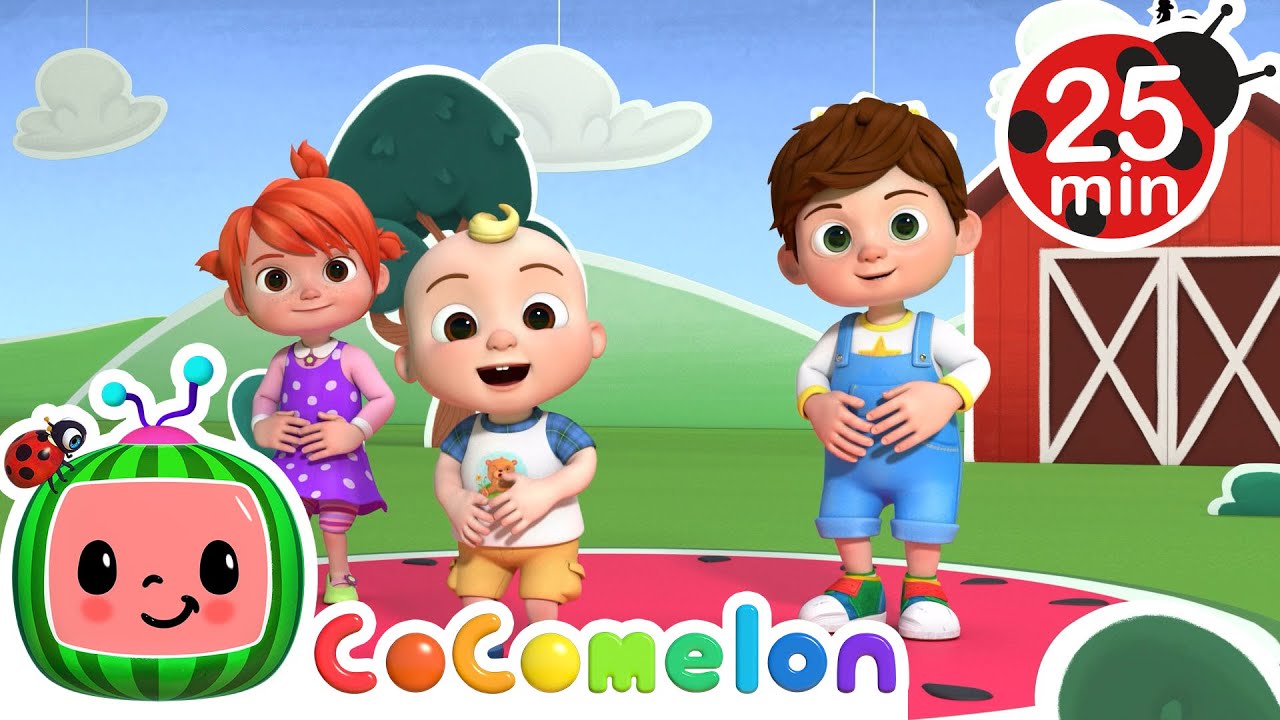 Happy and Healthy Food Songs! | Cocomelon | Head Shoulders Knees And ...