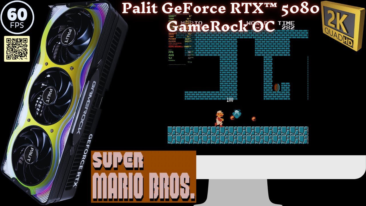 Super Mario Bros RTX 5080 Burning 😂 - YouTube