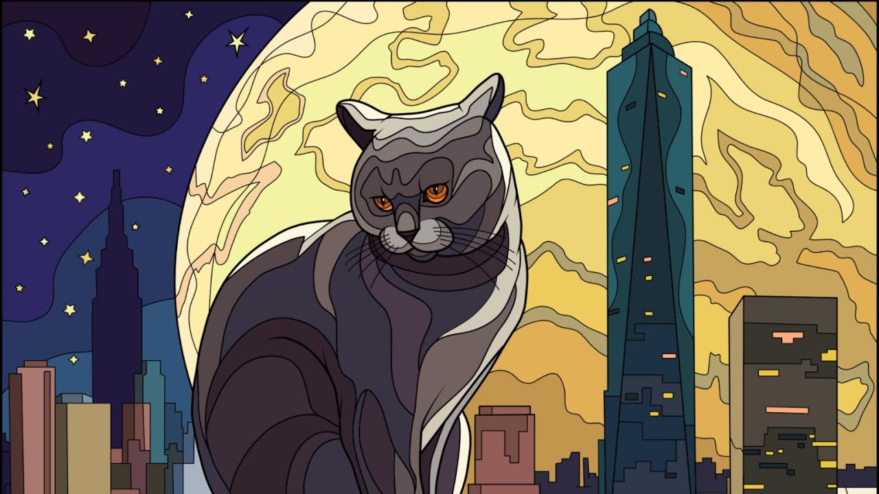 My disobedient cat pet.. Drawing arts 21 #happy_colour - YouTube