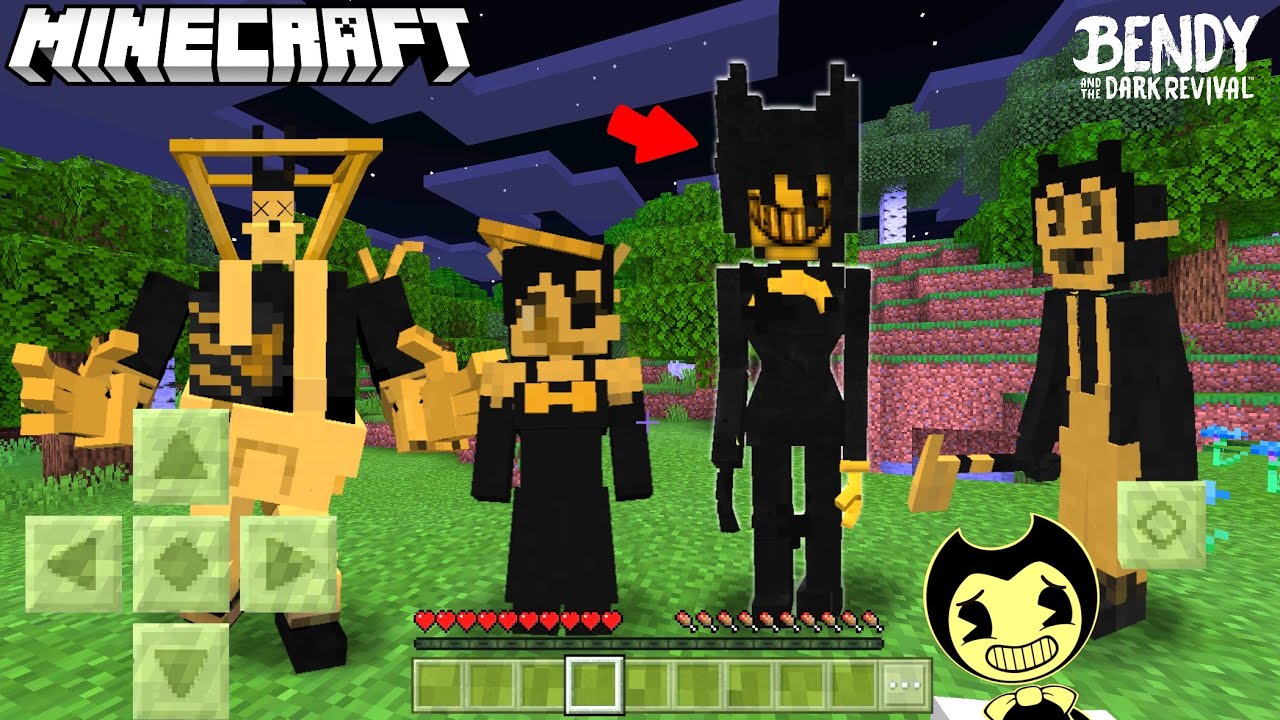 BENDY AND THE INK MACHINE MOD! (BATIM Minecraft | Mod Showcase) - YouTube