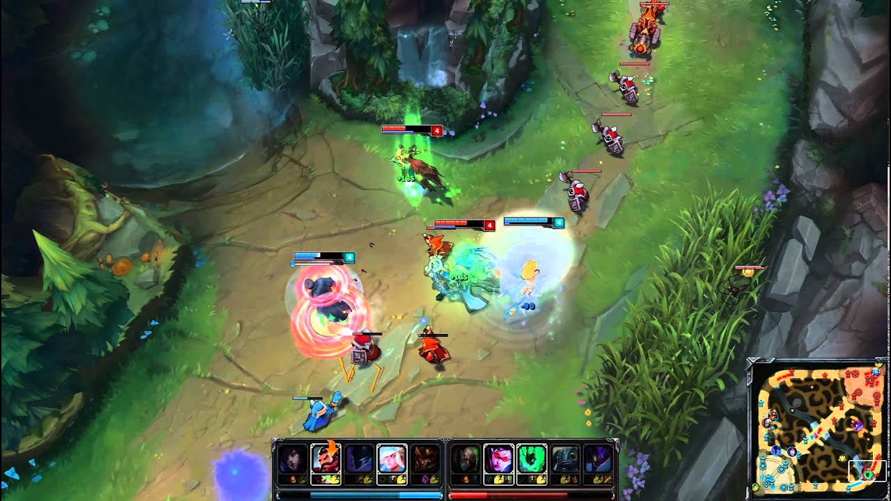 Diamond Bot Lane Fight - YouTube